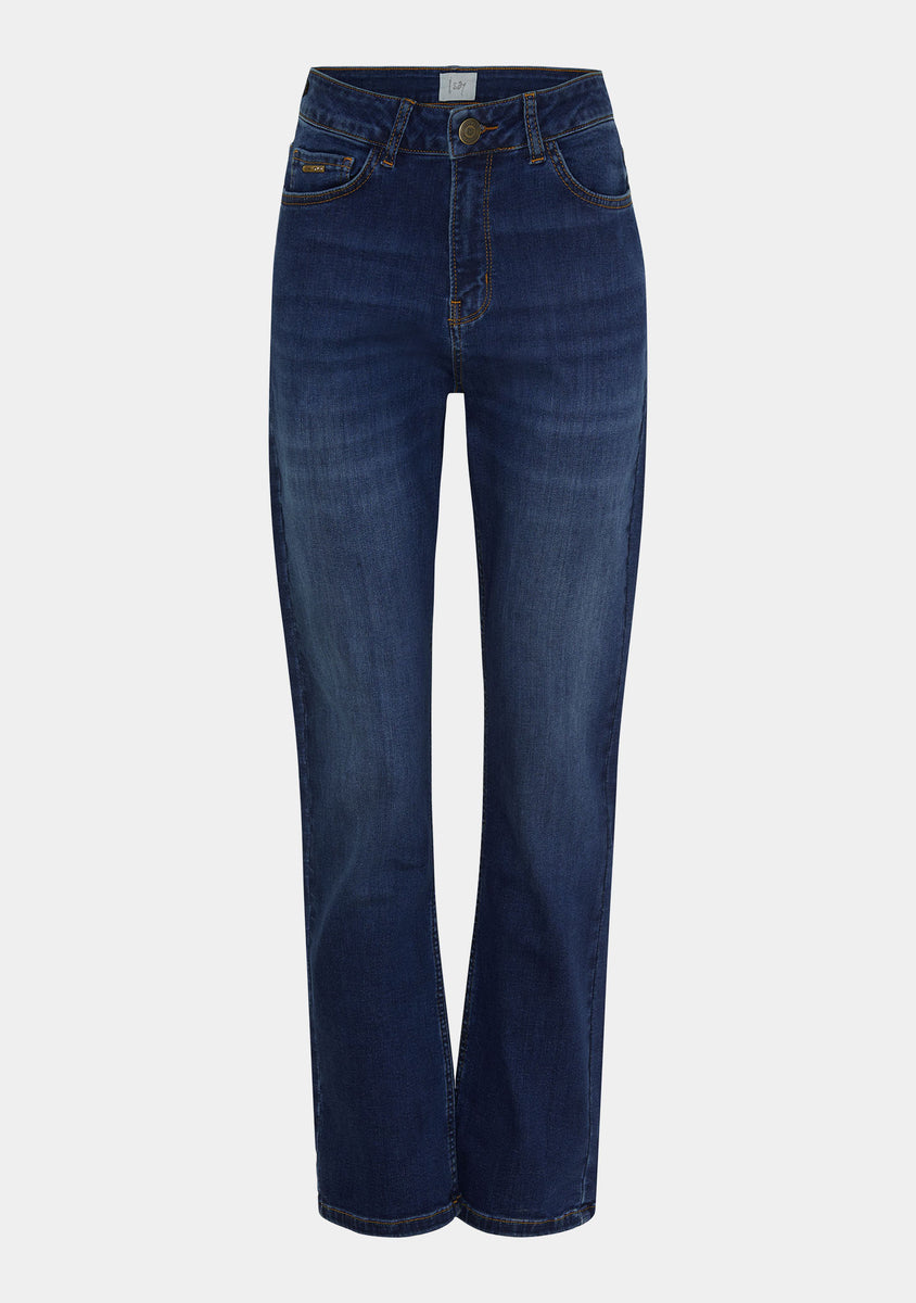 Monza Straight Jeans - Monza Mid Denim – Isayshop.se