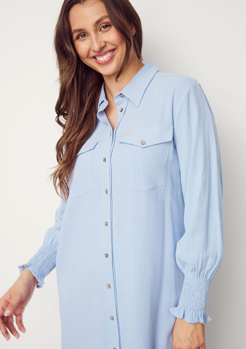Pearl Tunic - Light Blue – Isayshop.se