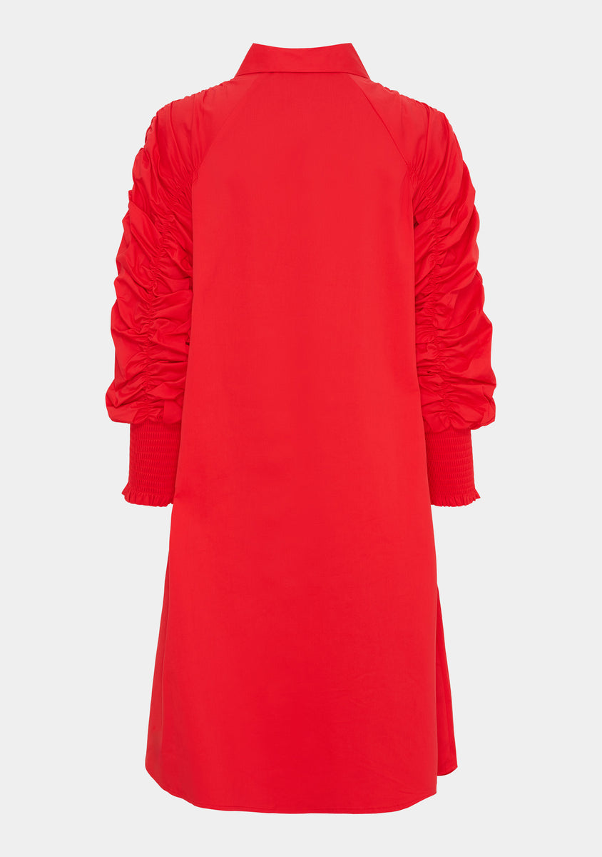 Sigga Deco Dress - Fresh Red – Isayshop.se